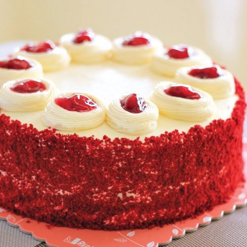 Choco Velvet Cake - Red Platter