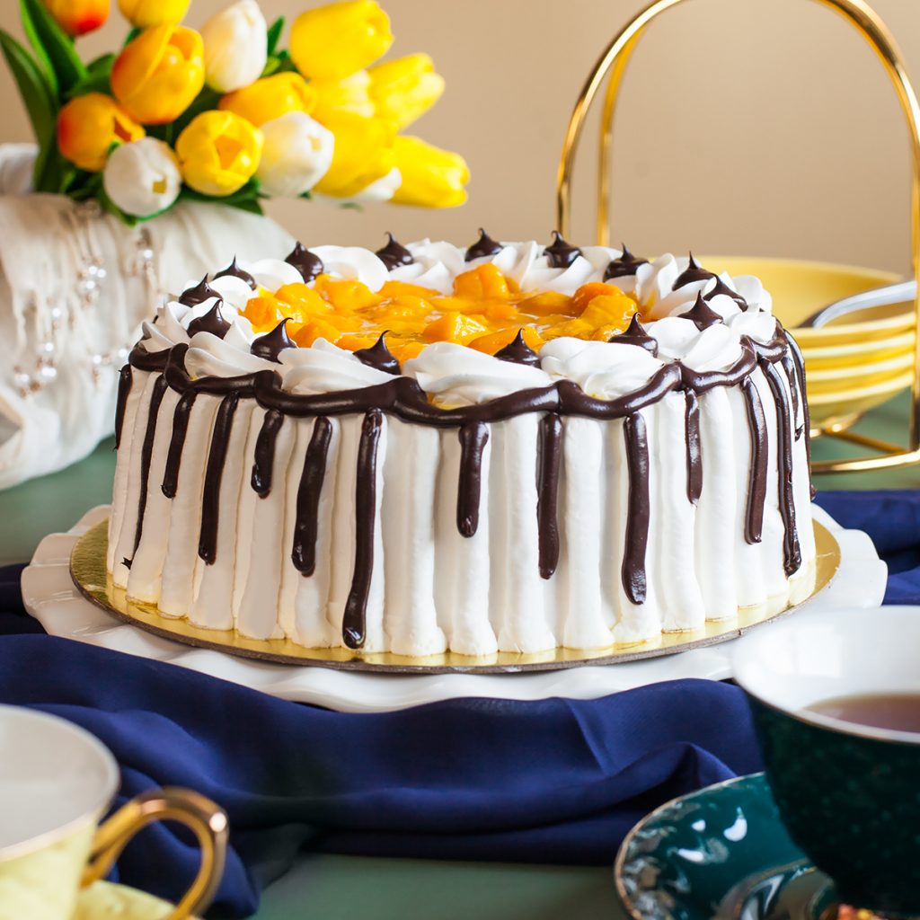 Belgian Chocolate Cake - Red Platter