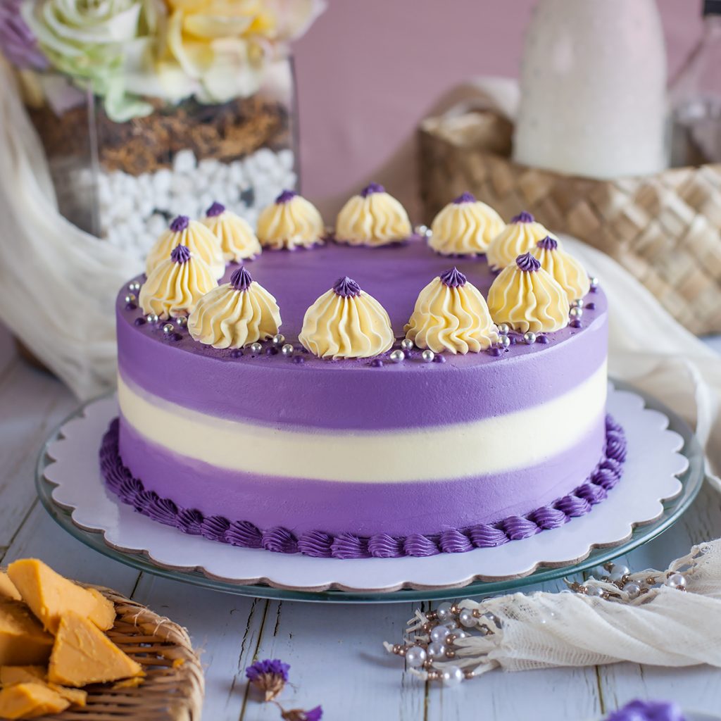 Ube Queso - Red Platter